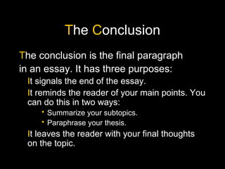 Essay Writing (Structure) | PPT