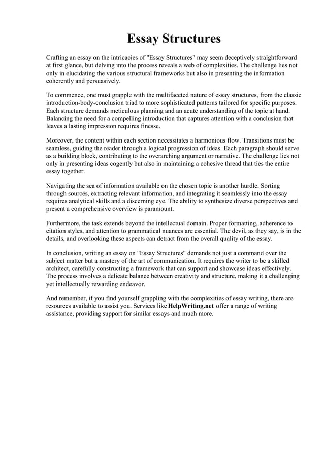 Essay Structures. 004 Paragraph Argumentative Essay Outline ...