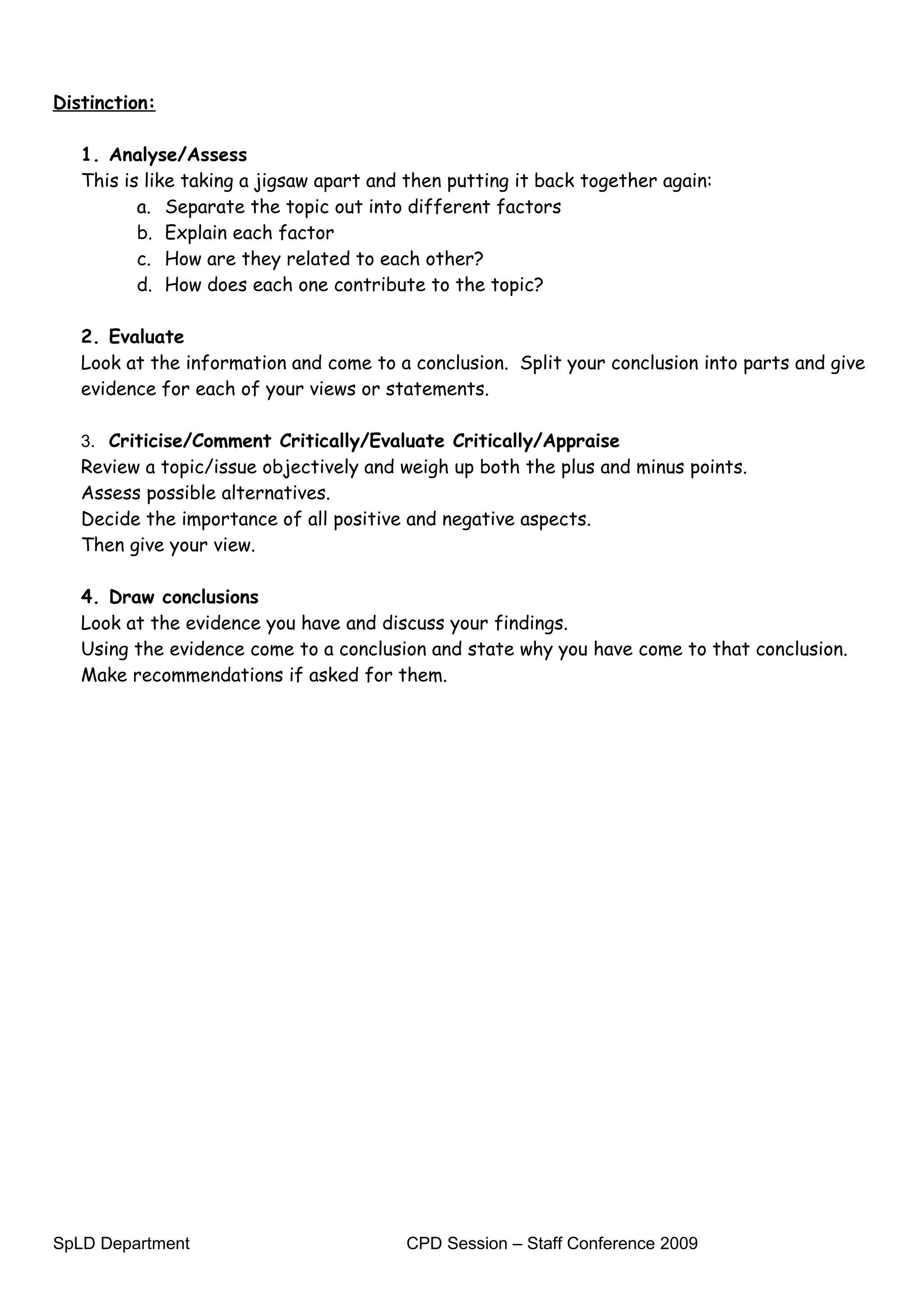 Essay terms explained | DOC