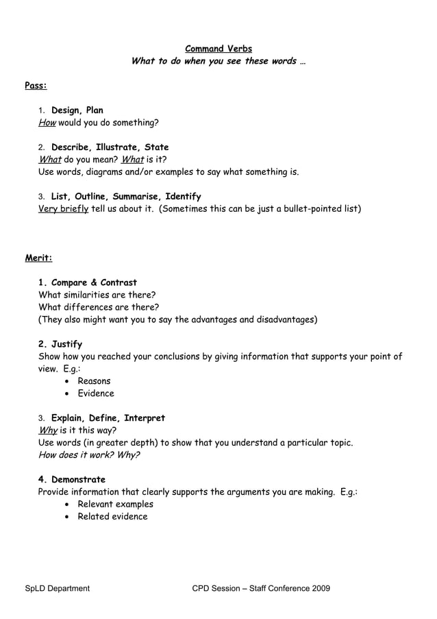 Essay terms explained | PDF