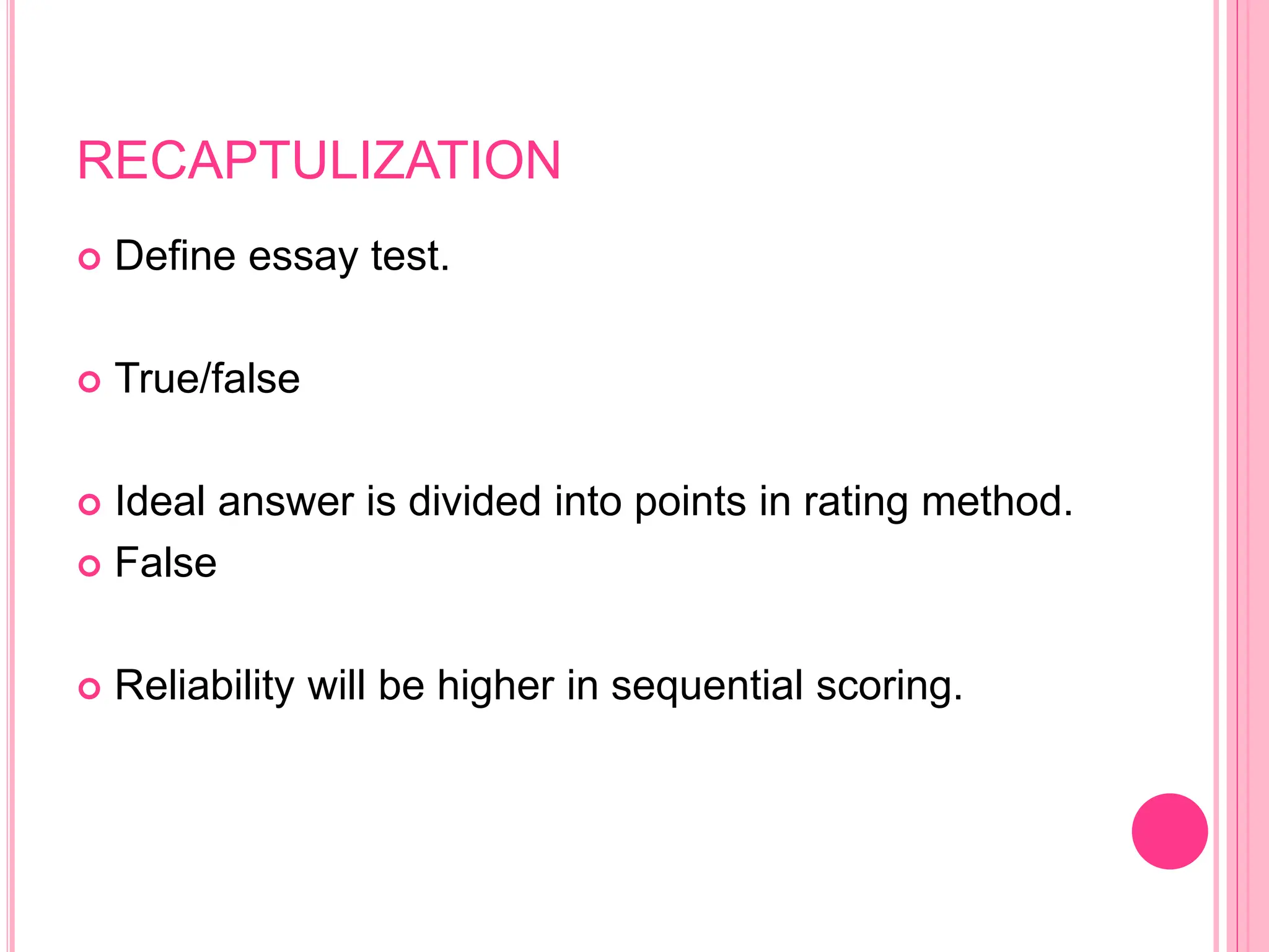 PowerPoint presentation on Essay test.pptx