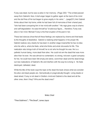 Essay the deadjamesjoyce | DOCX