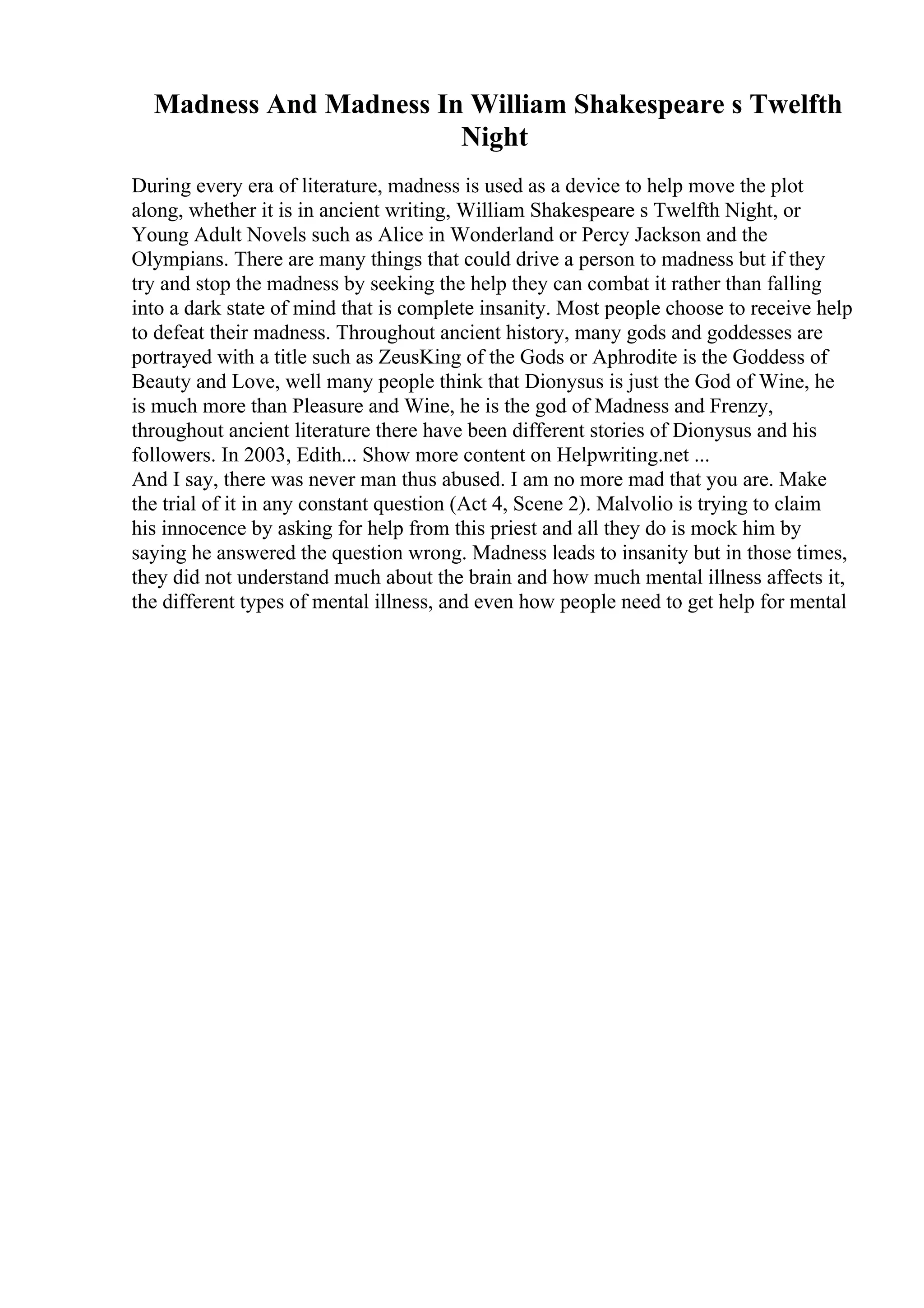 Essay Topics For Beowulf | PDF