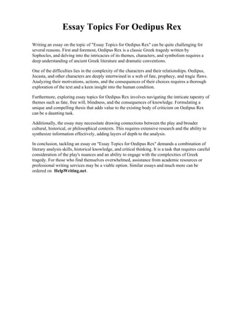 Essay Topics For Oedipus Rex.pdf