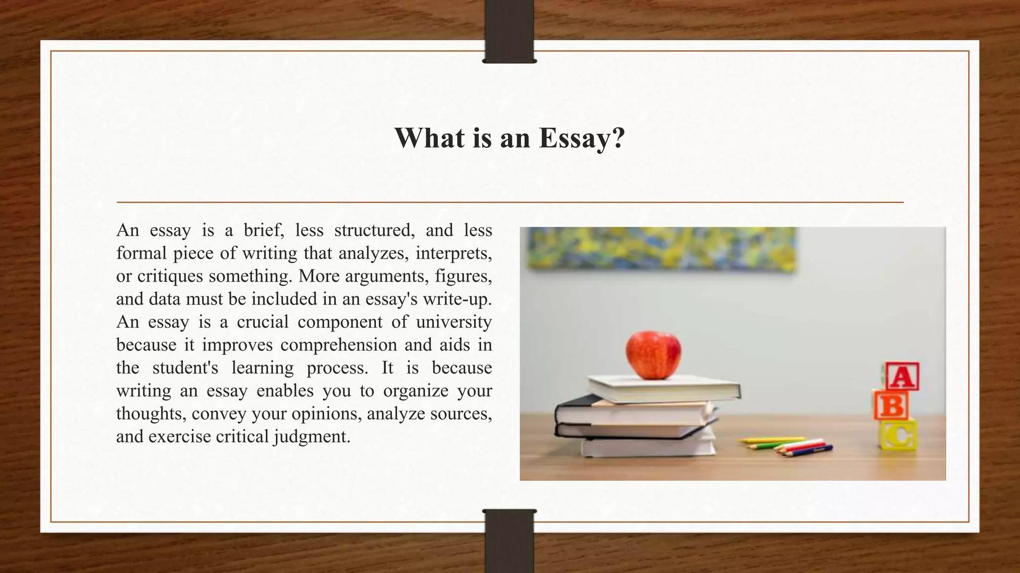 Essay Topics For Presentation To Impress The Audience.pptx