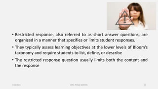Essay type questions, By Pooja Godiyal | PPT