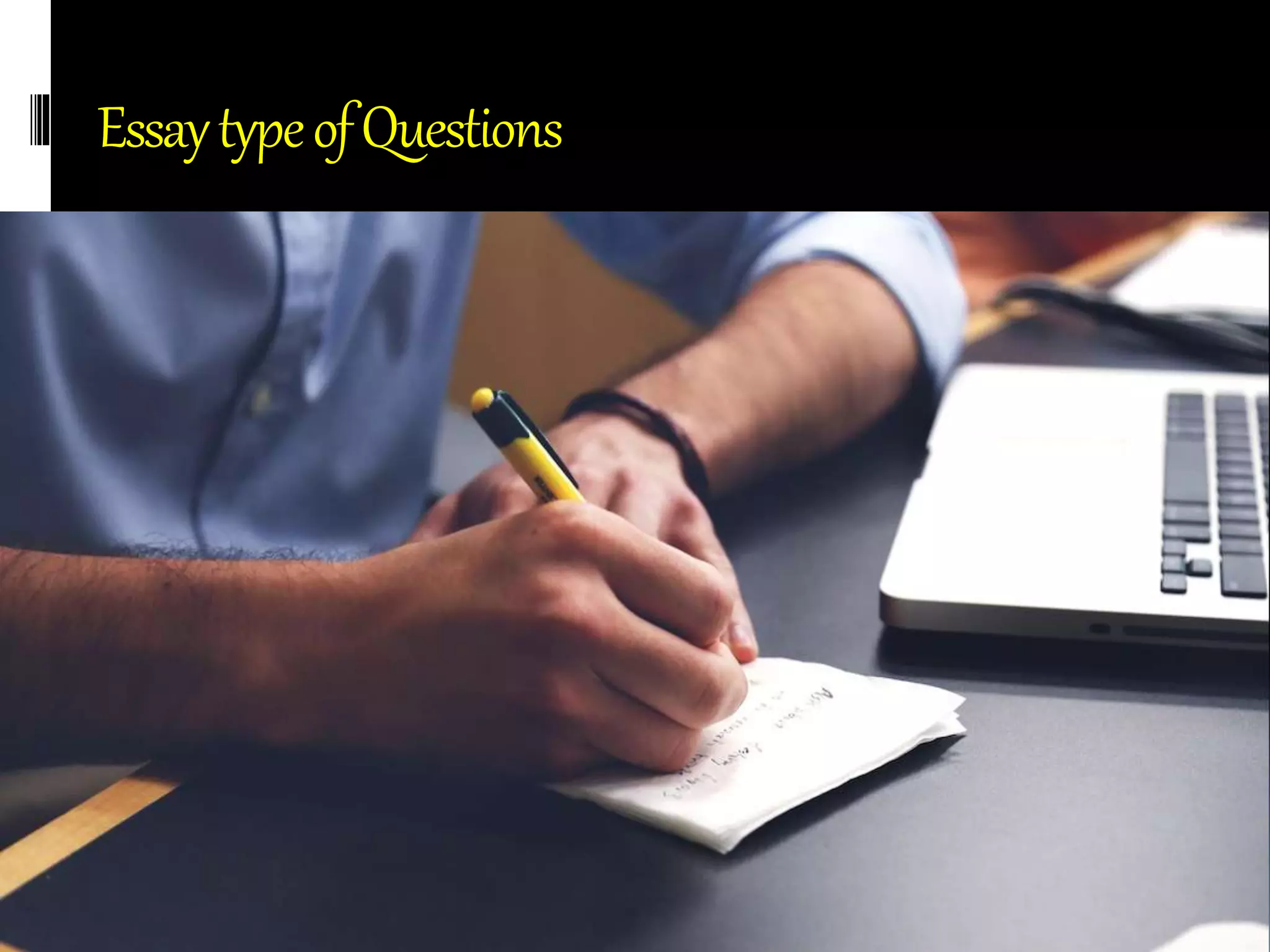 Essaytype question & SAQ.pptx | Standardized Testing | Educational ...