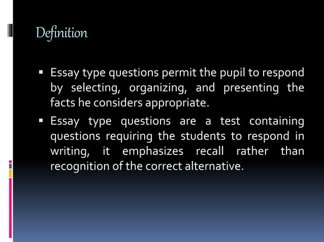 Essaytype question & SAQ.pptx | Standardized Testing | Educational ...