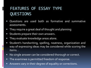Essaytype question & SAQ.pptx | Standardized Testing | Educational ...