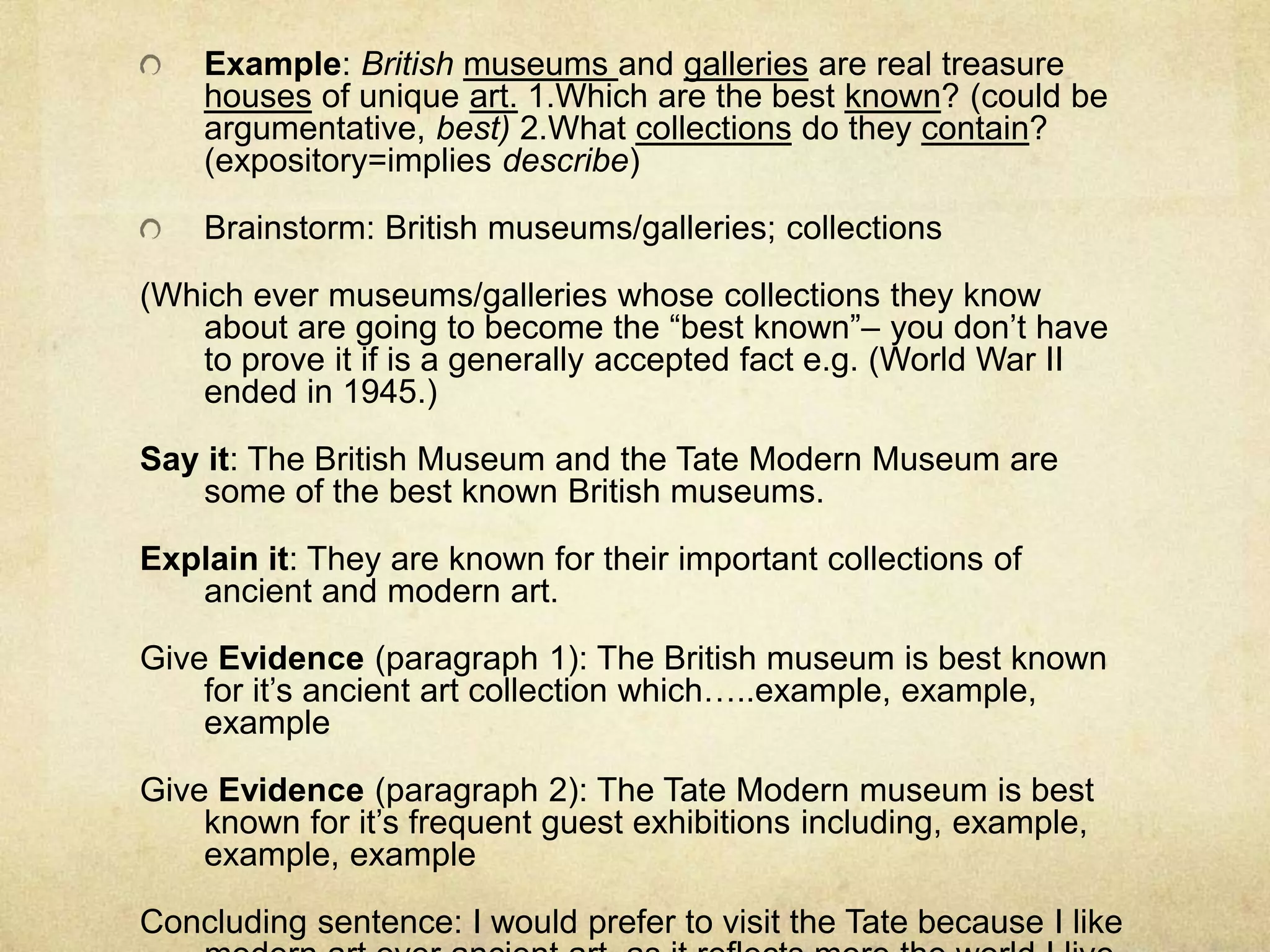 Essay types unpacking with Sarah Ewell | PPTX