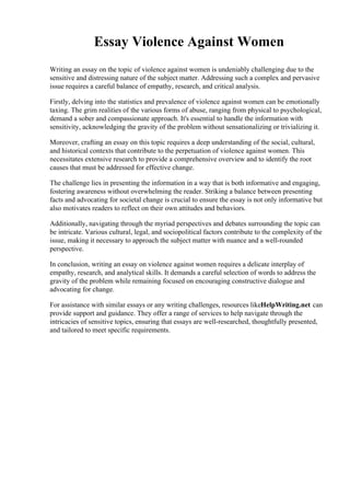 Essay Violence Against Women.pdf