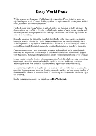Essay World Peace.pdf