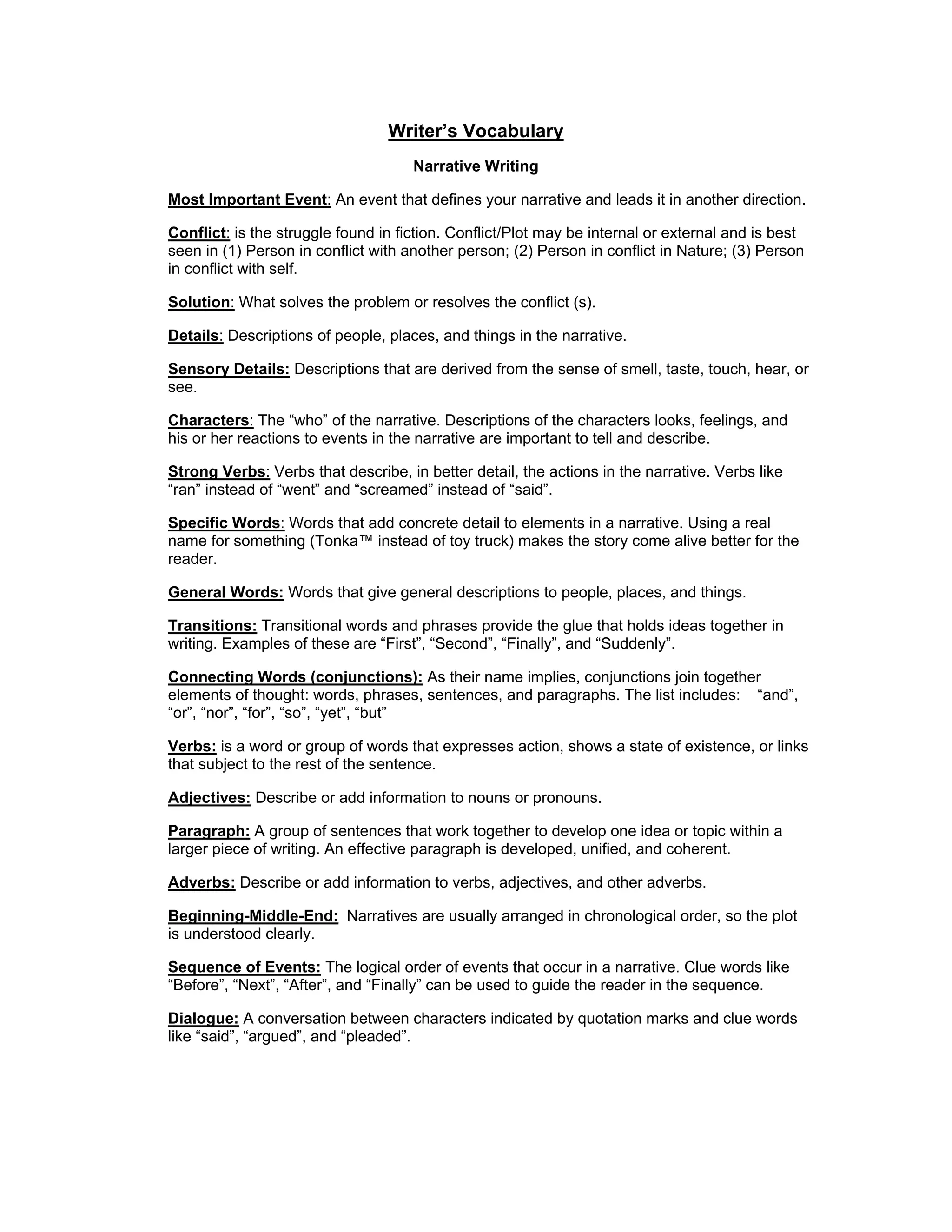 Essay writers vocabulary | PDF