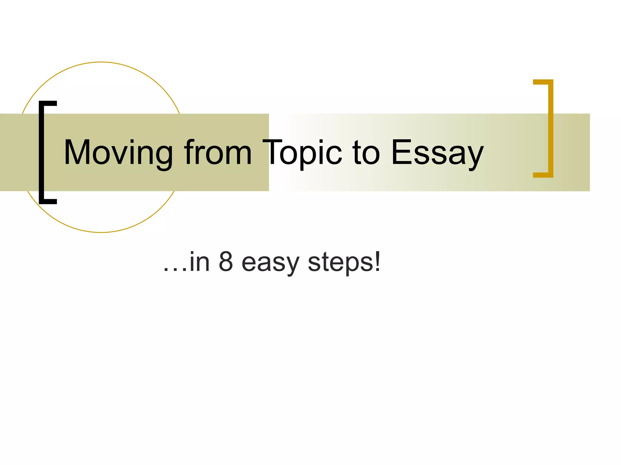 Essay Writing | PPT