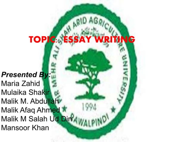 Essay writing .How to write an eassy | PPT