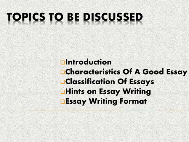 Essay writing .How to write an eassy | PPT