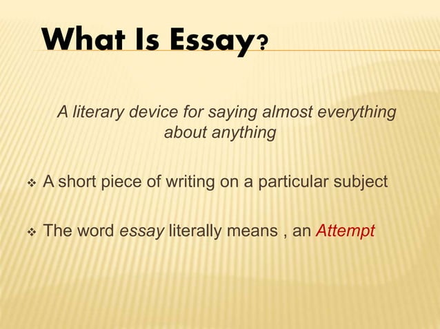 Essay writing .How to write an eassy | PPT
