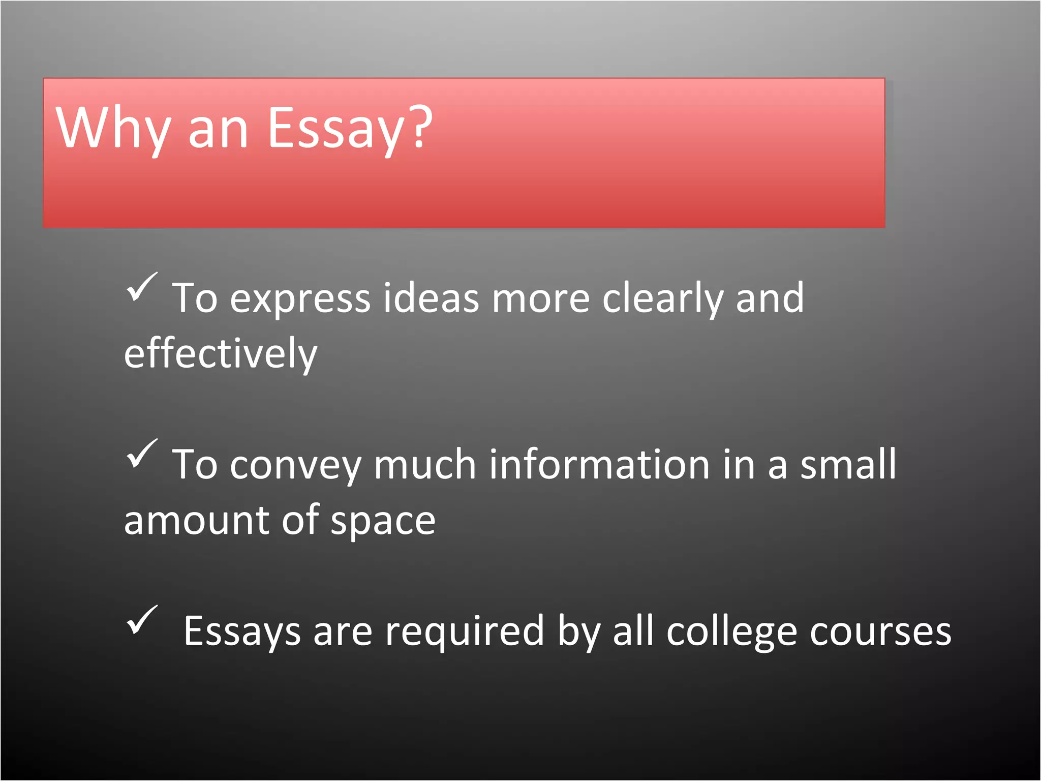 Essay writing | PPT