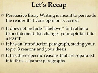 Essay Writing | PPTX