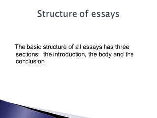 Essay writing | PPT | Homework and Study | Education