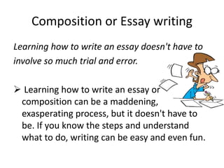 Essay writing | PPTX