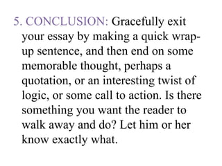 Essay writing | PPTX