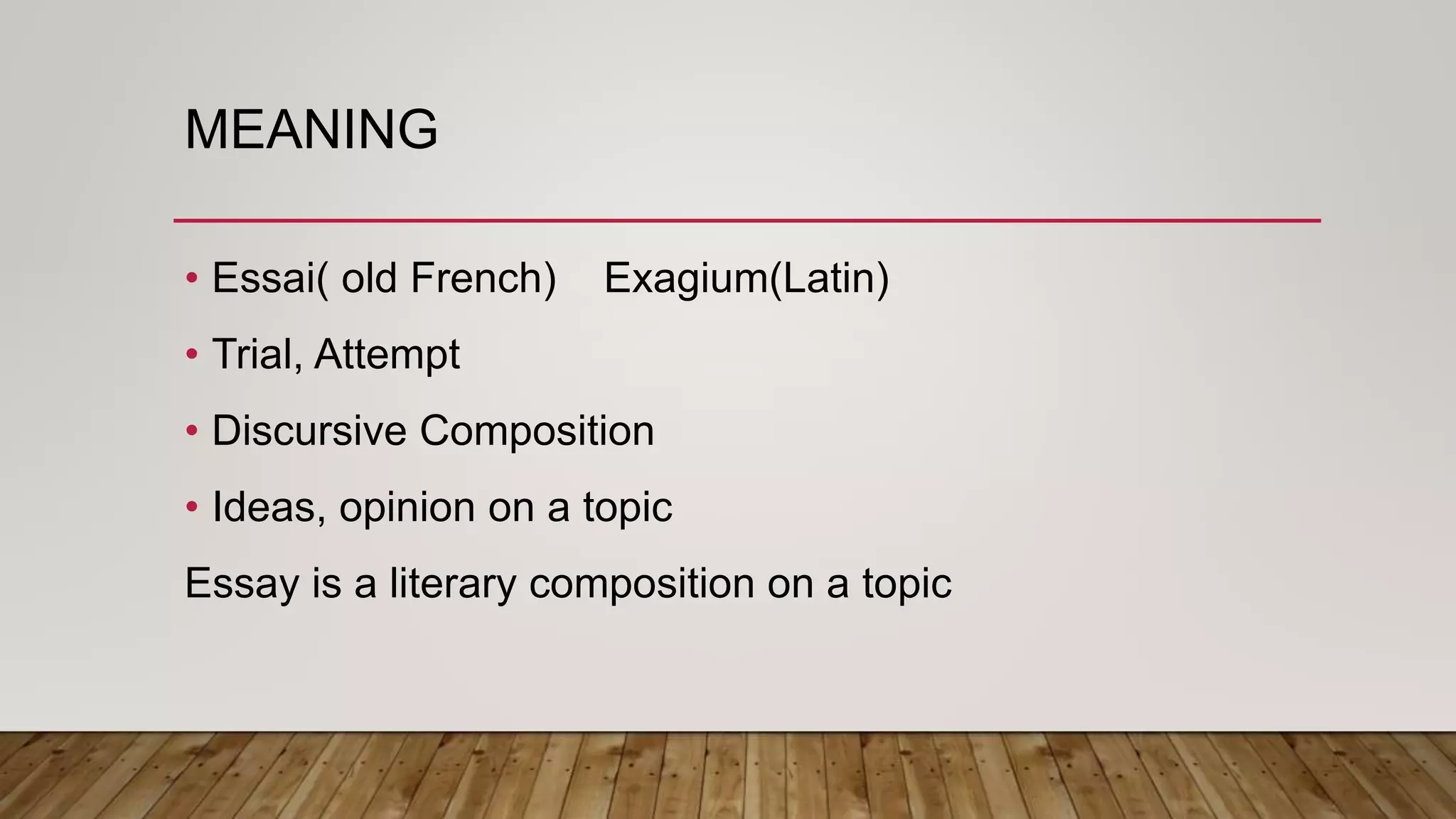 Essay writing | PPTX