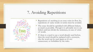 ESSAY WRITING for isc examinations class 12 | PPTX