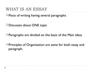 ESSAY WRITING SKILLS and TYPES OF INTRODUCTION | PPTX