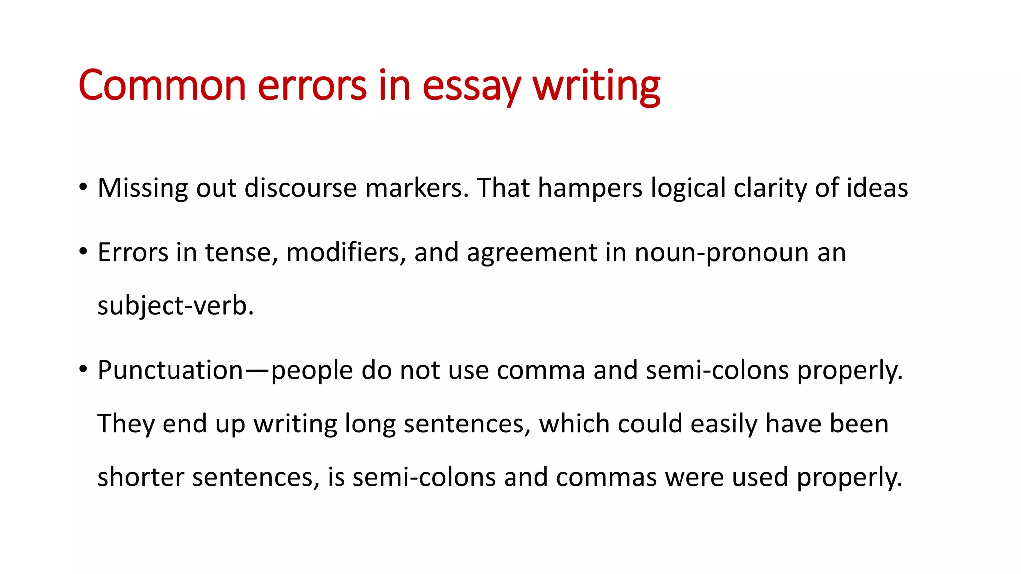 Essay writing converted | PPT