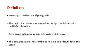 Essay writing converted | PPT