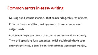 Essay writing converted | PPT
