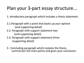 Essay writing gcse english- an inspector calls-wjec | PPT