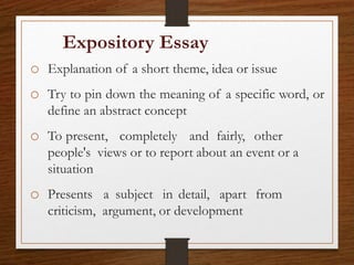 Writing- Different Types of Essay .pptx