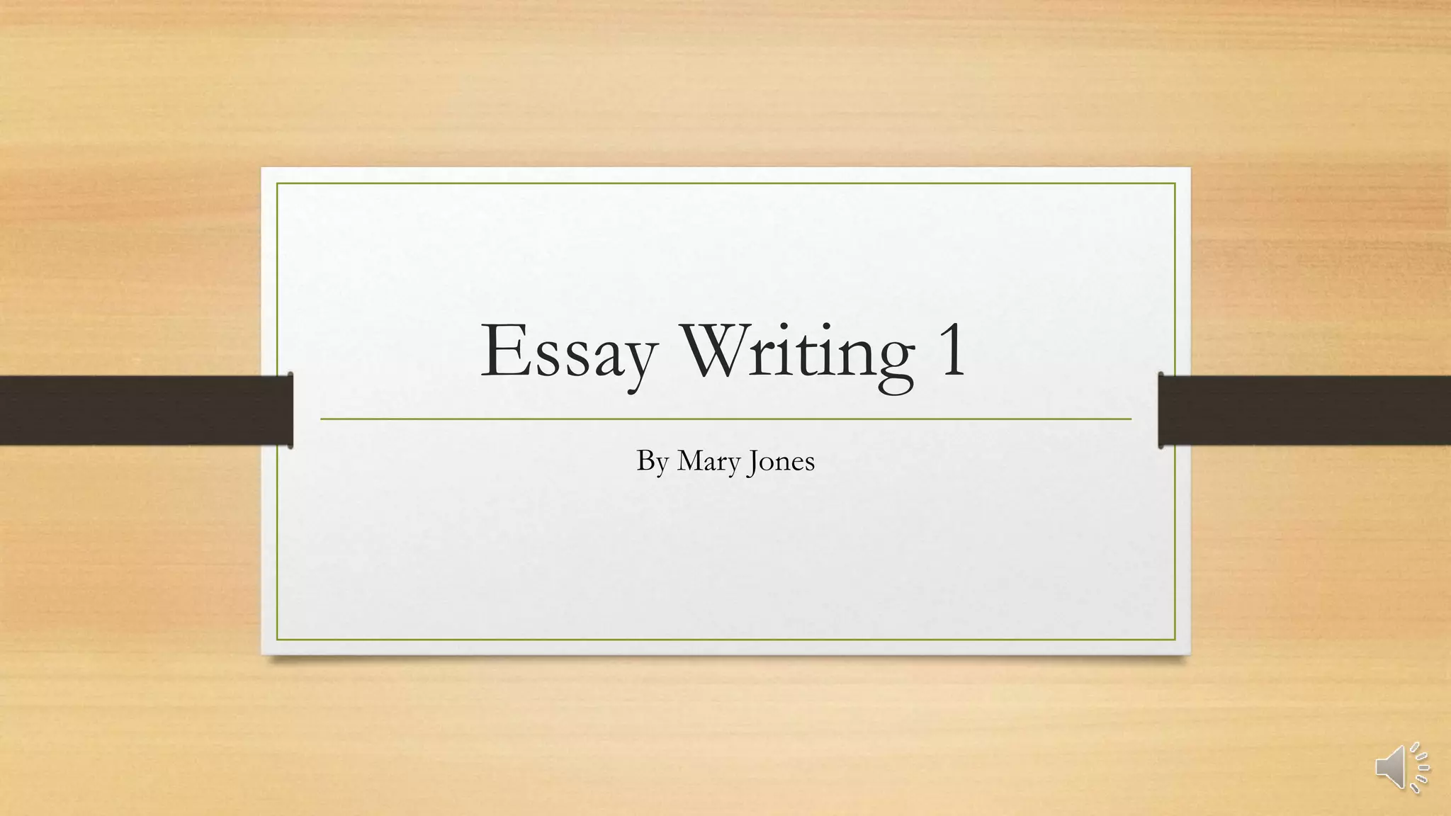 How To Write An Essay For HiSET #1 | PPTX
