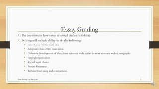 How To Write An Essay For HiSET #1 | PPTX