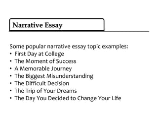 Essay writing 5th types of essay | PPTX