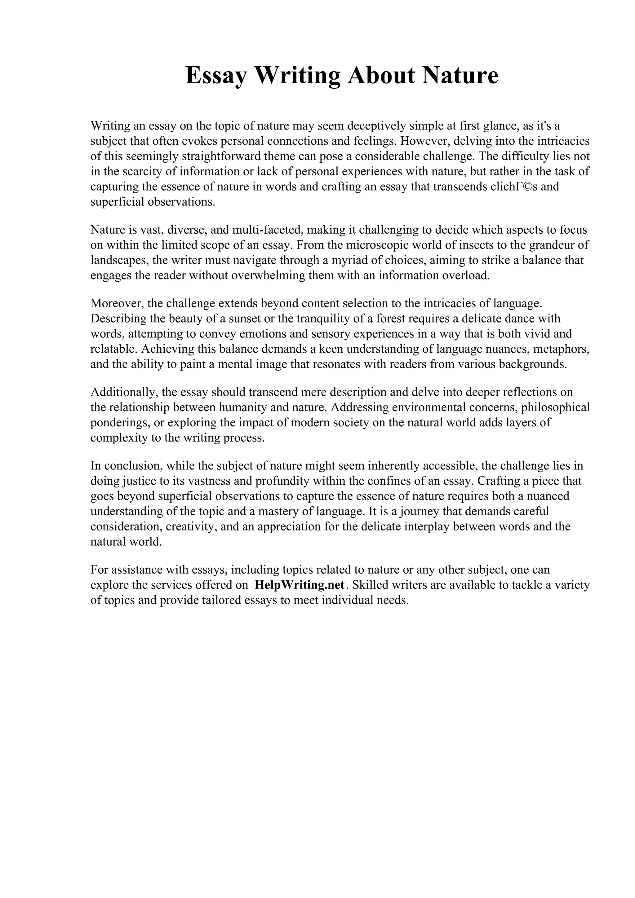 Essay Writing About Nature.pdf