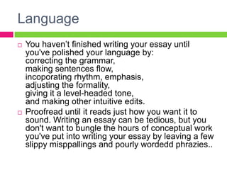 Essay writing at level 2 | PPTX