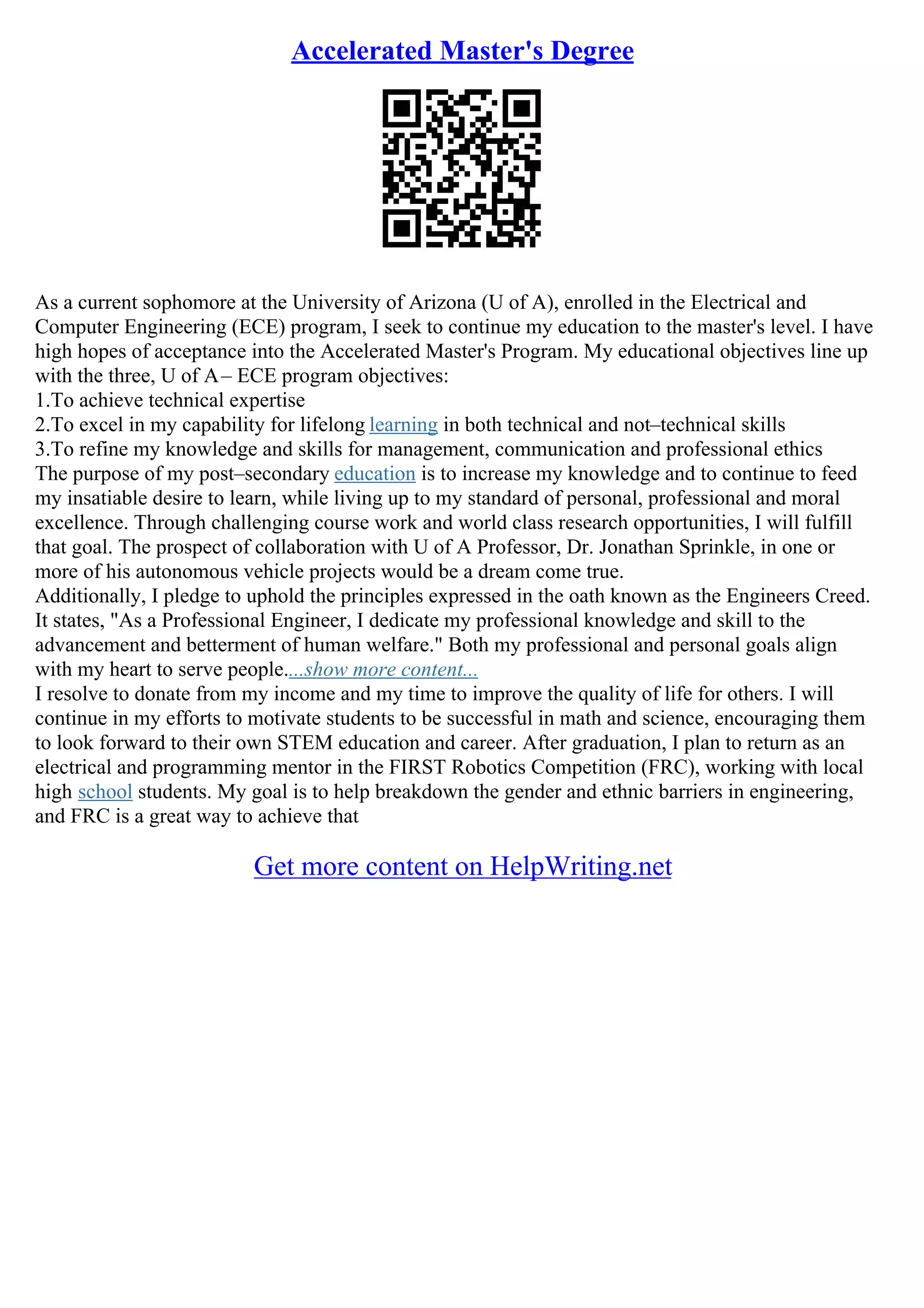 Essay Writing At Masters Level | PDF