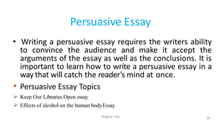 Essay writing by maghan das | PPTX