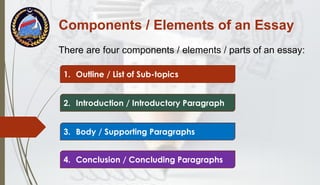 Essay: Definition, Elements and Types | PDF