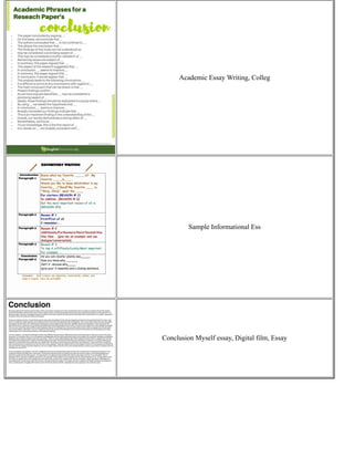 essay writing conclusion.pdfEssay Writing Conclusion | PDF