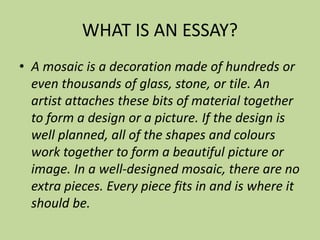 Essay writing course iii | PPT