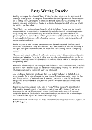 Essay Writing Exercise.pdf