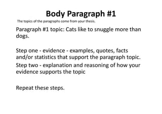 Essay Writing For Dummies -By Mr. McClung | PDF