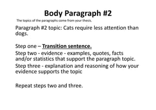 Essay Writing For Dummies -By Mr. McClung | PDF