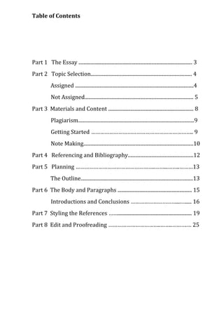 Essay writing guide | PDF | Homework and Study | Education