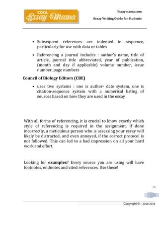 Essay writing guide | PDF