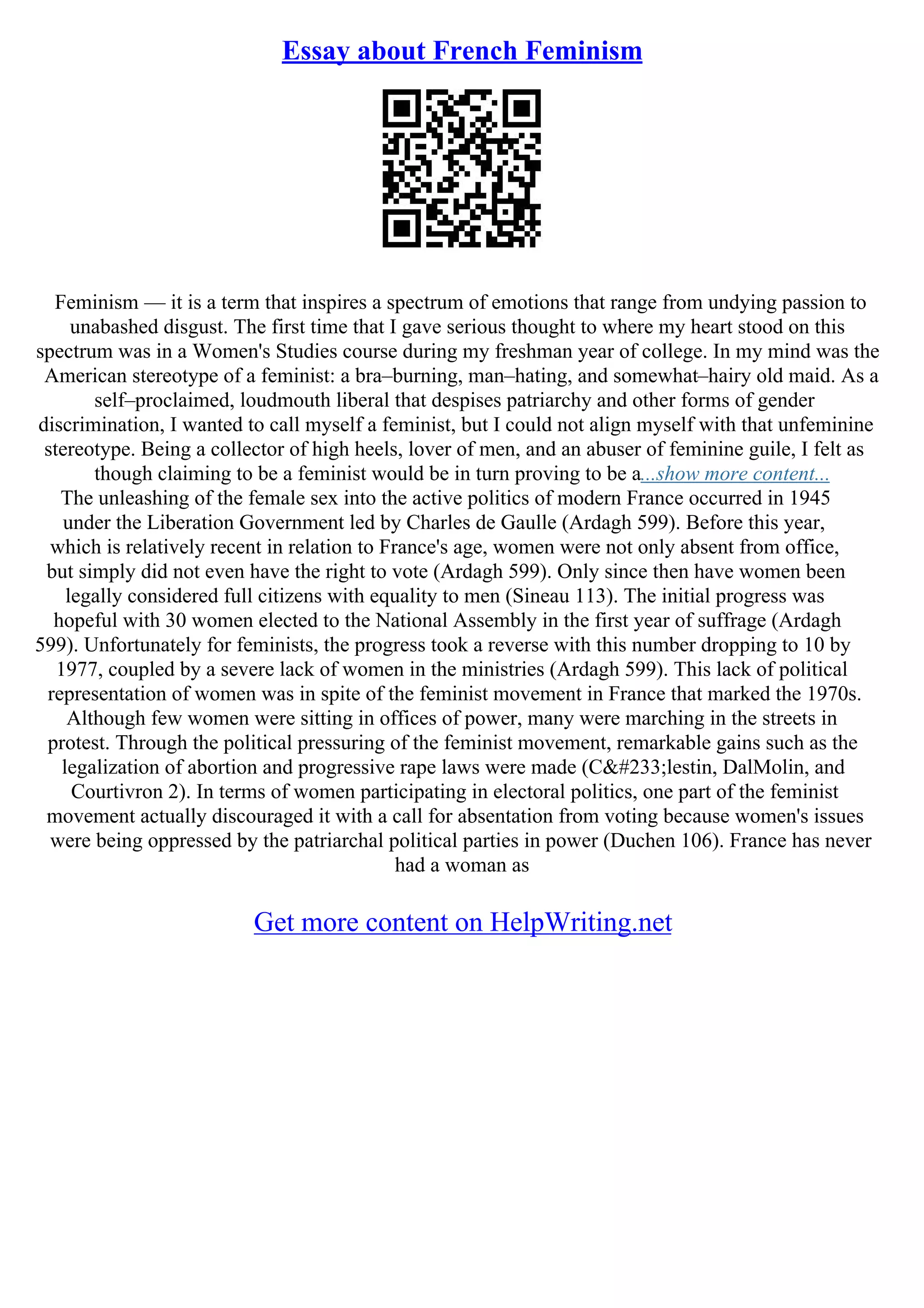 Essay Writing In French | PDF